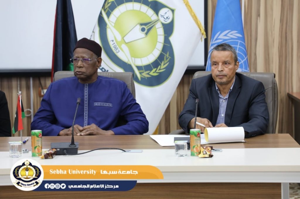 The United Nation Representor to Libya Dr. Abdullah Batili at Sebha ...